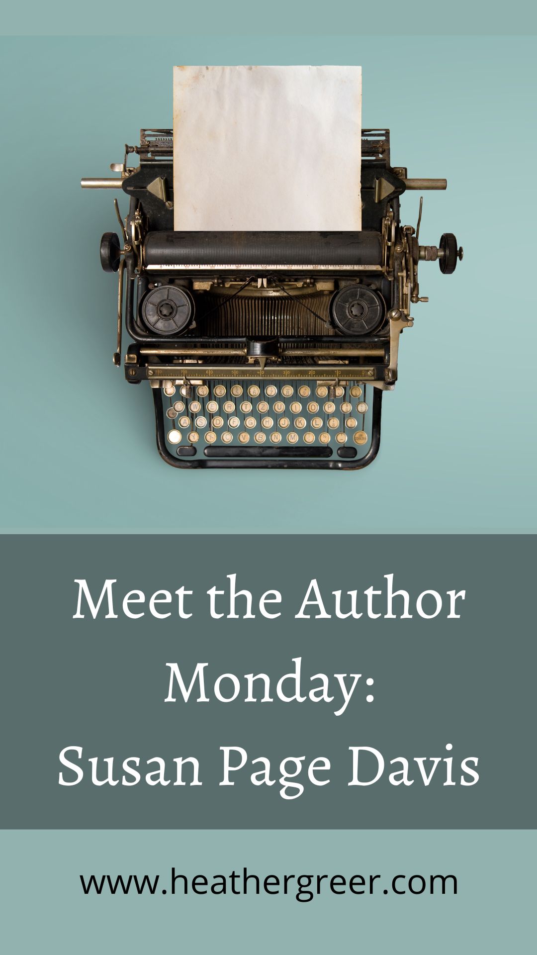 Susan Page Davis: Meet the Author Monday - Heather Greer | Heather ...
